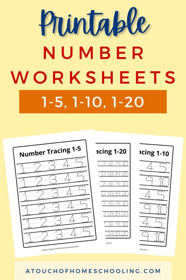 Number Tracing 1-20 PDF - Free Printable Worksheets