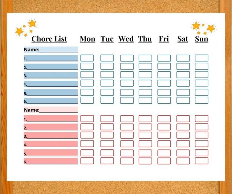 9 Benefits of Using Chore Charts for Kids - A Touch of Homeschooling