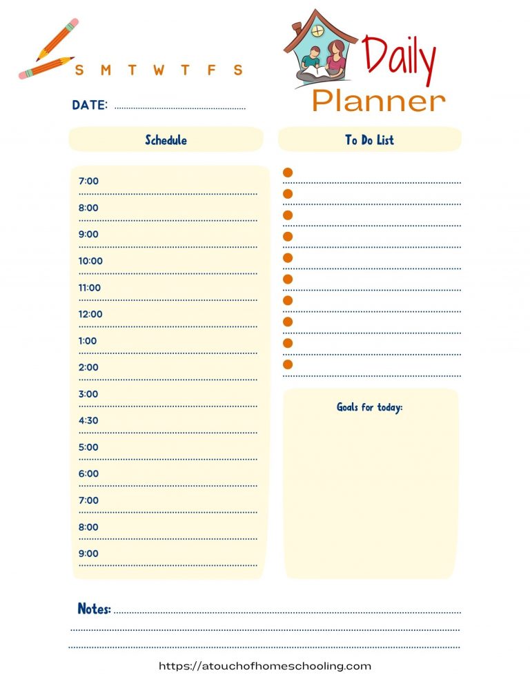 Editable Homeschool Schedule Template - 15+ Free Printables
